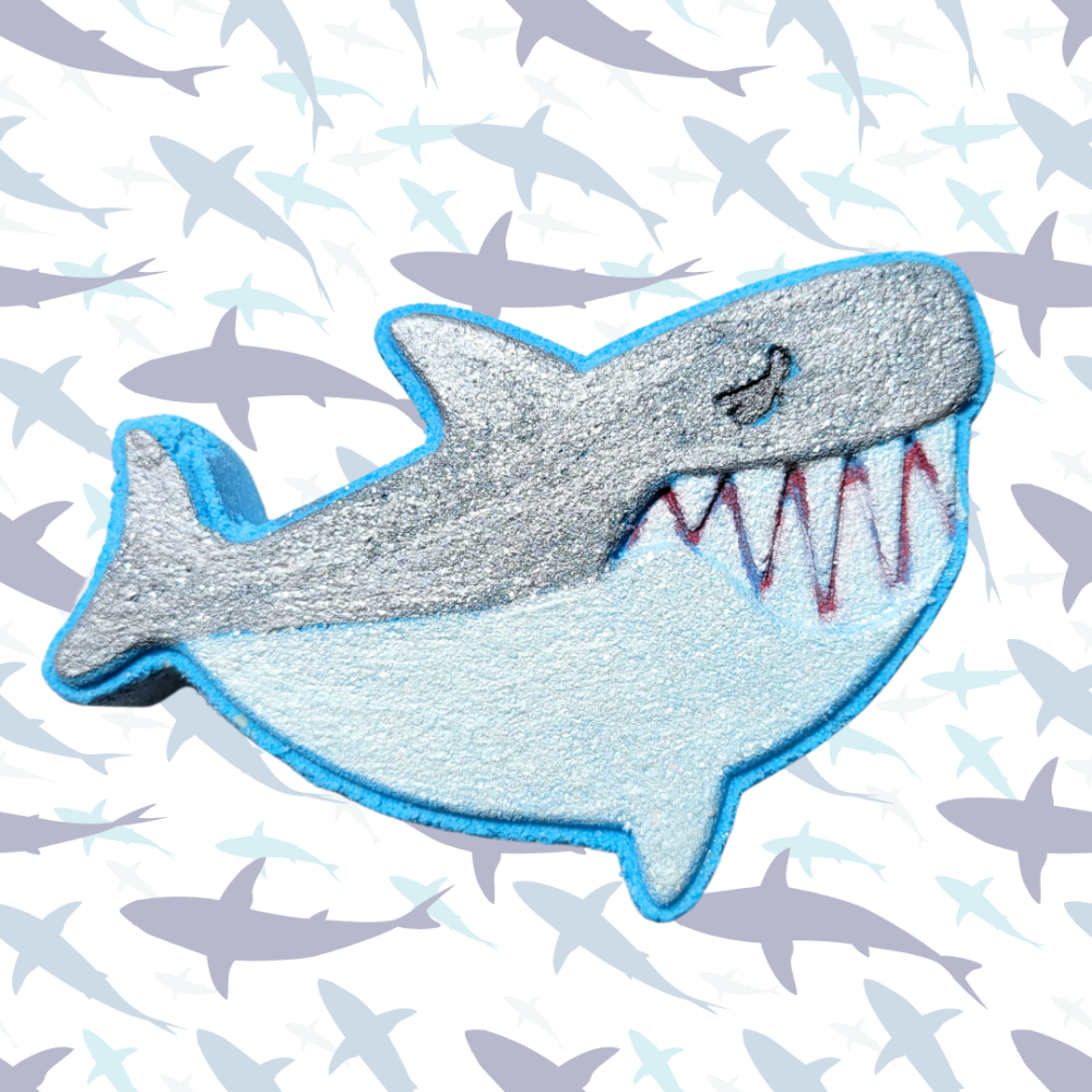 Toothy Shark Bath Fizzy - Sunburst Soaps
