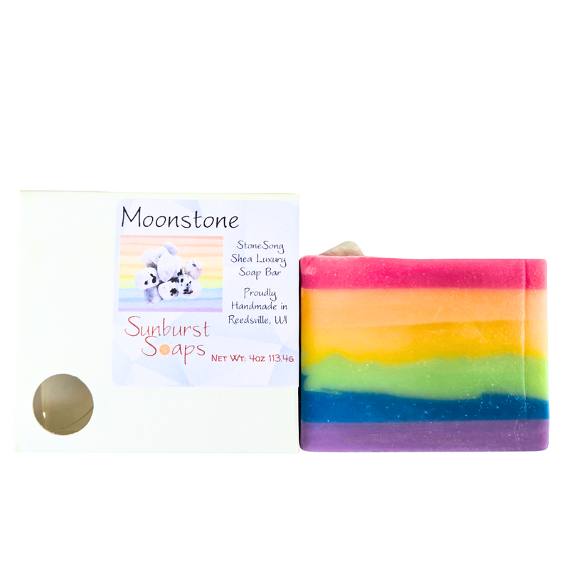 Moonstone - the June StoneSong Shea Soap - Sunburst Soaps